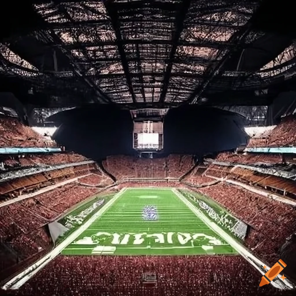 New stadium for the detroit lions football team on Craiyon