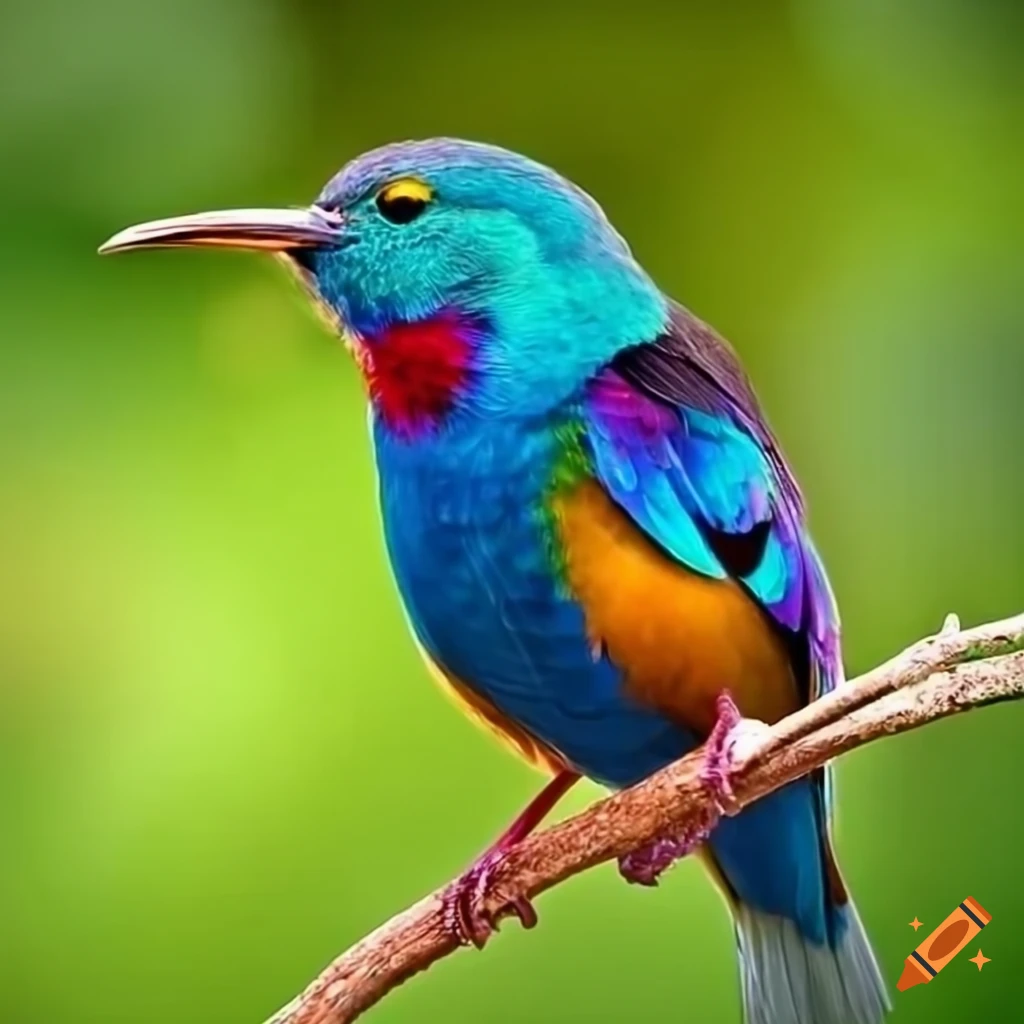 Beautiful bird in a natural setting on Craiyon