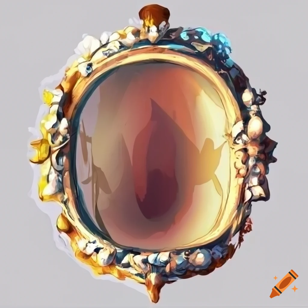 Ancient relic on a white background on Craiyon