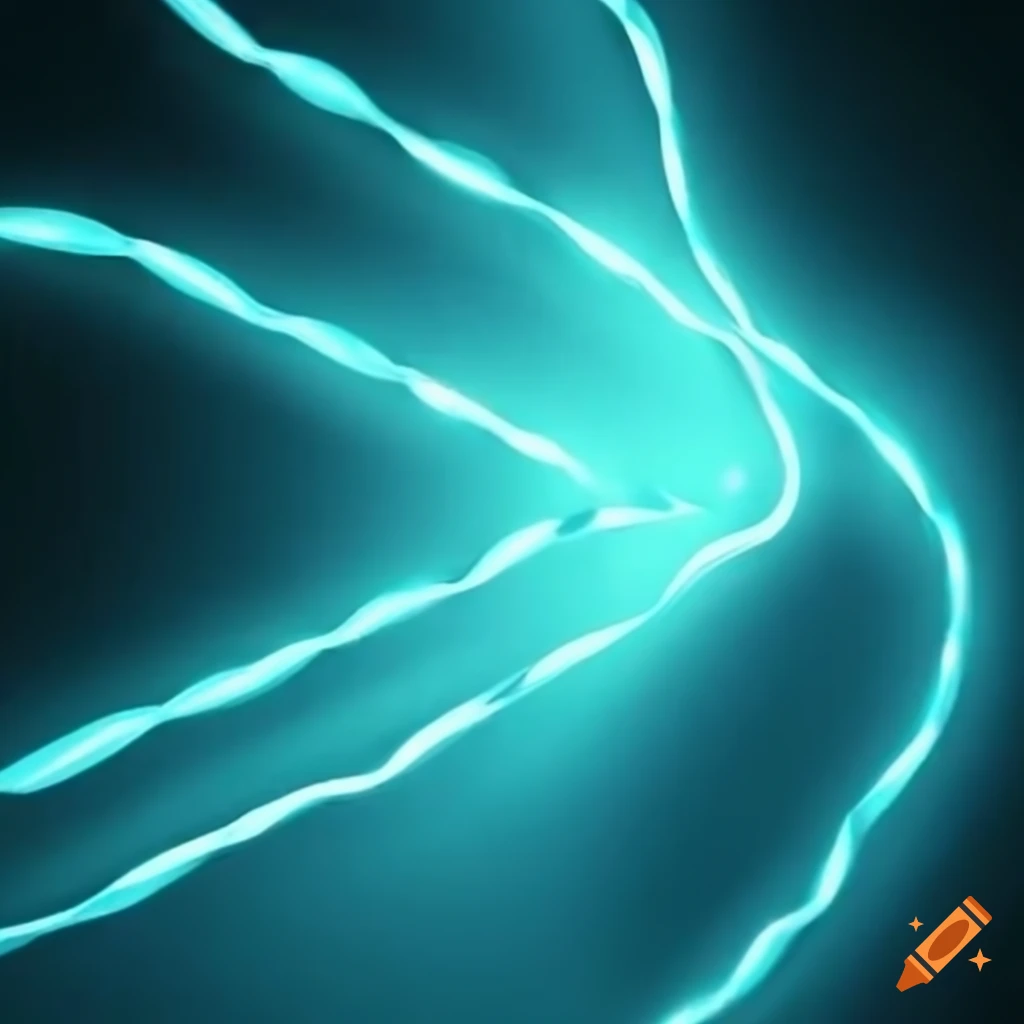 Glowing light effect on Craiyon