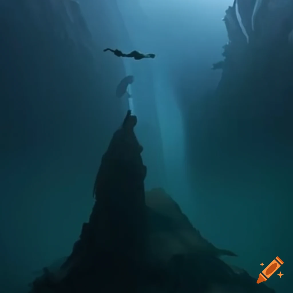 View into the abyss on Craiyon