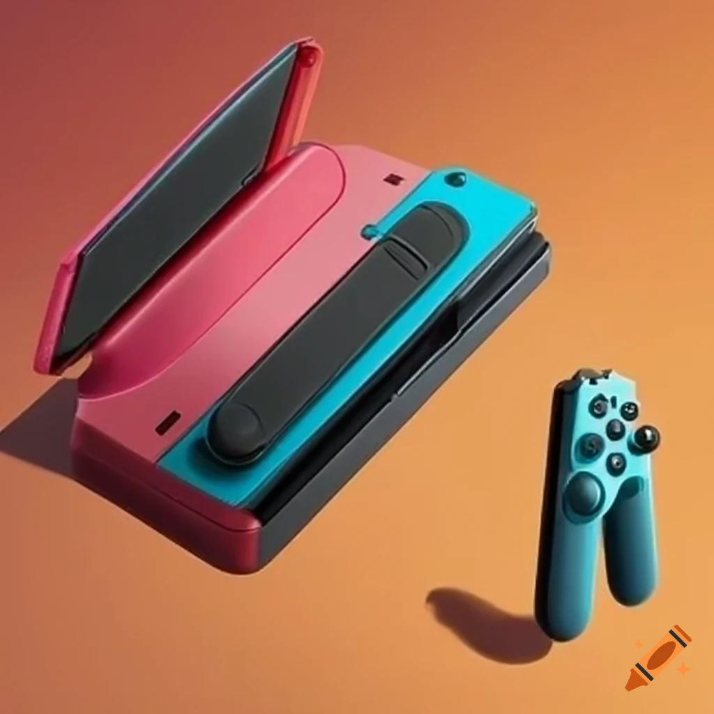 Nintendo switch 2 console on Craiyon