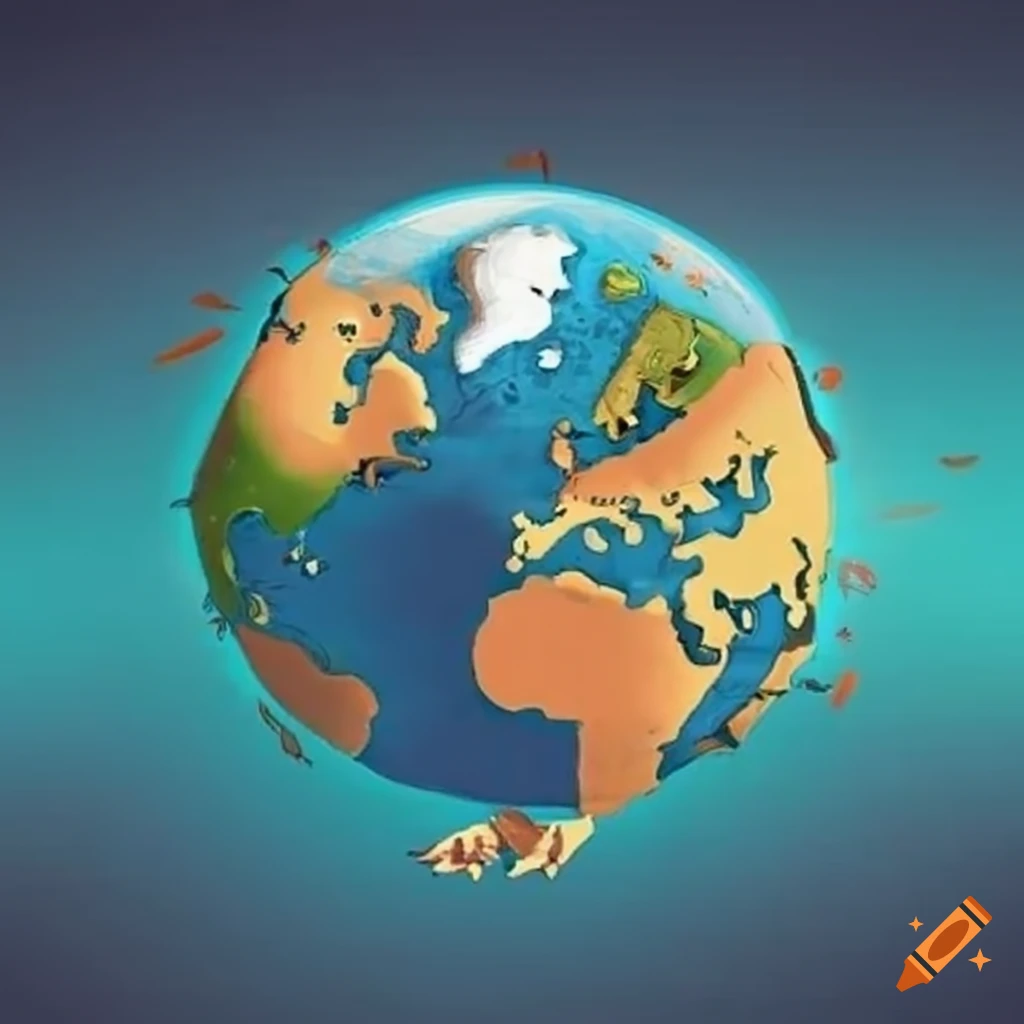 Mundo justo con recursos ilimitados on Craiyon