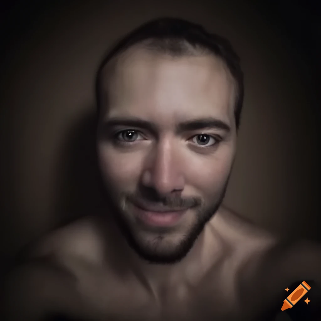 Generic selfie of a man on Craiyon