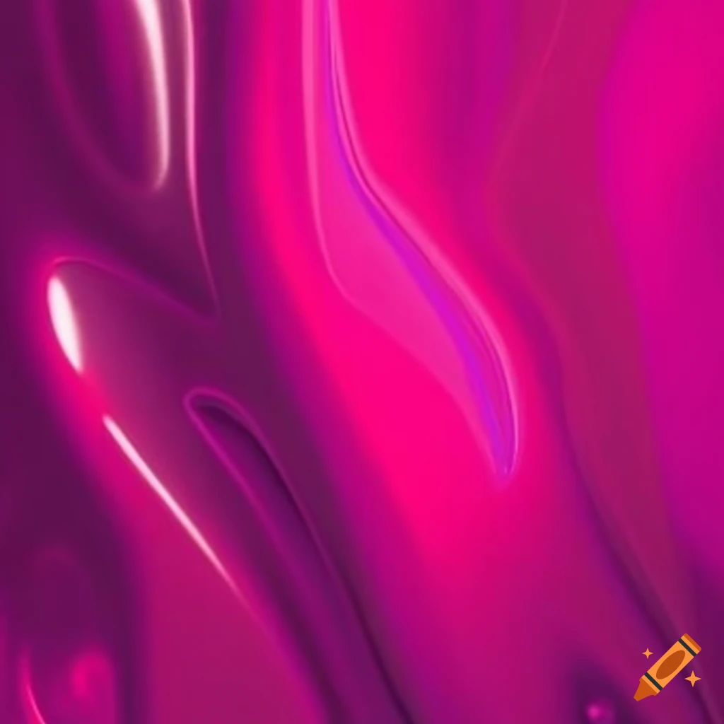 Vibrant hot pink shiny liquid on Craiyon