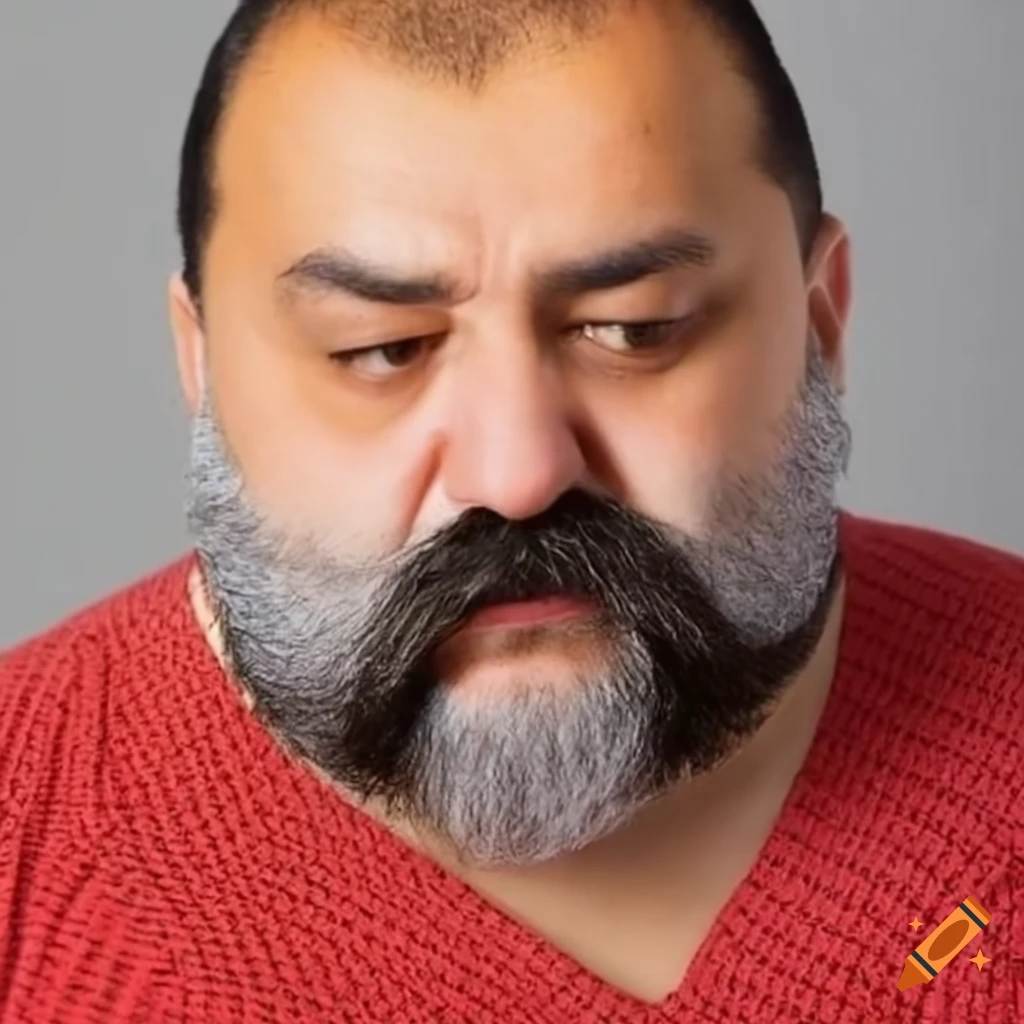 Bearded man with a turkish appearance on Craiyon