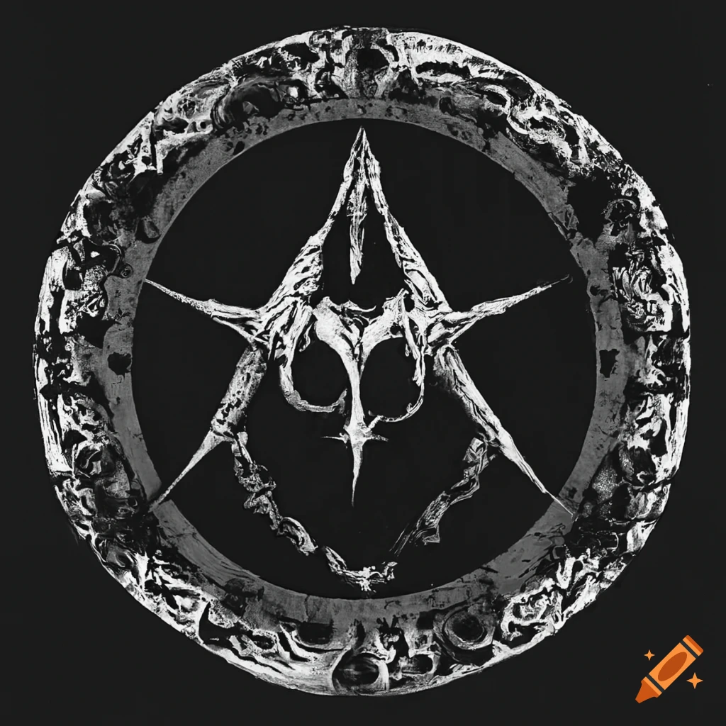 Nocturnal Legacy black metal band logo on Craiyon