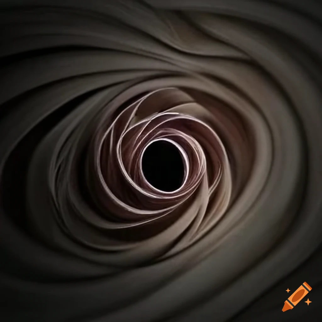 Abstract twisted design on Craiyon