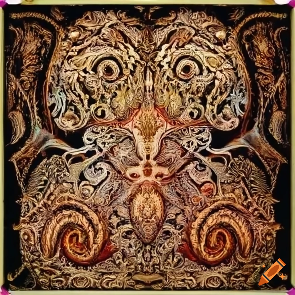 Intricate design or pattern on Craiyon