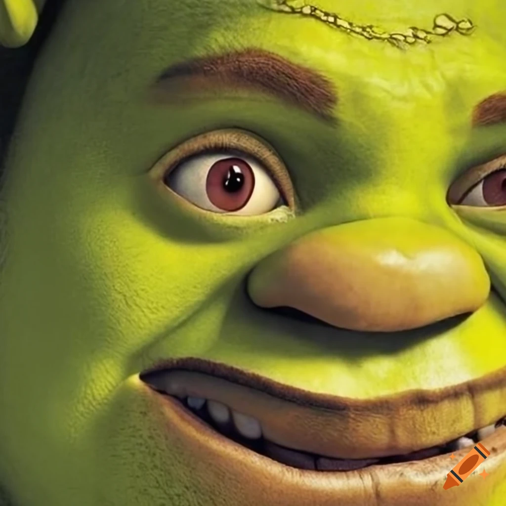 Shrek movie poster on Craiyon