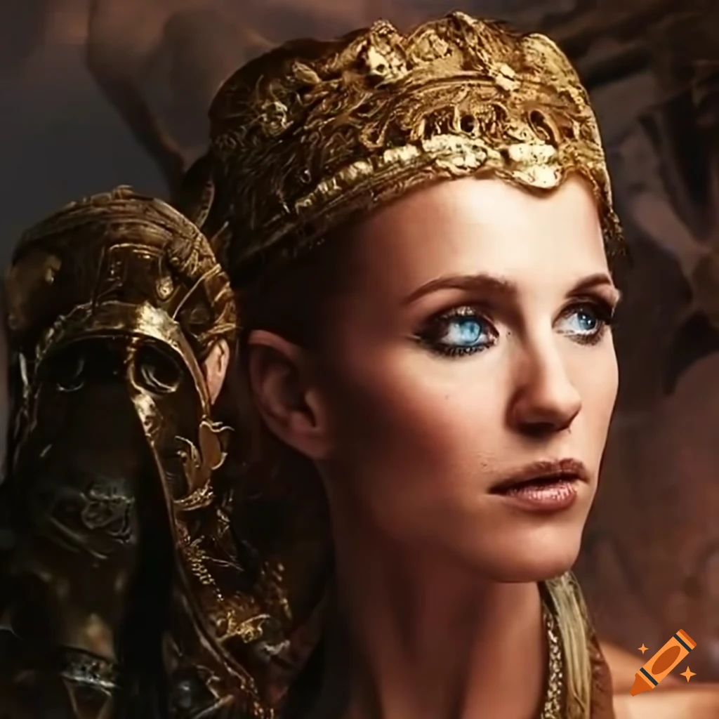 Jessica tanner in warrior princess attire on Craiyon