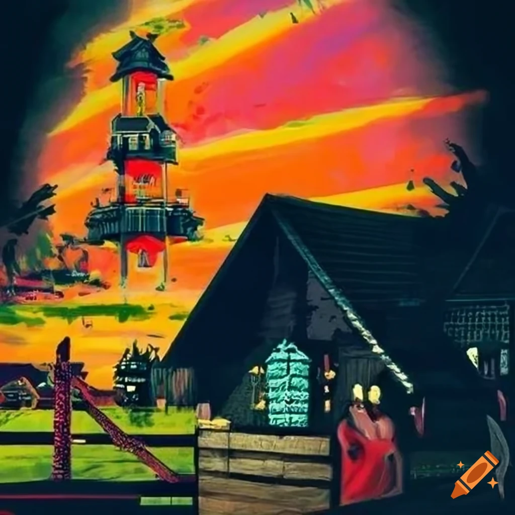 Steezy Action Architecture Poster in 'cuckoo clock' style by Norman ...