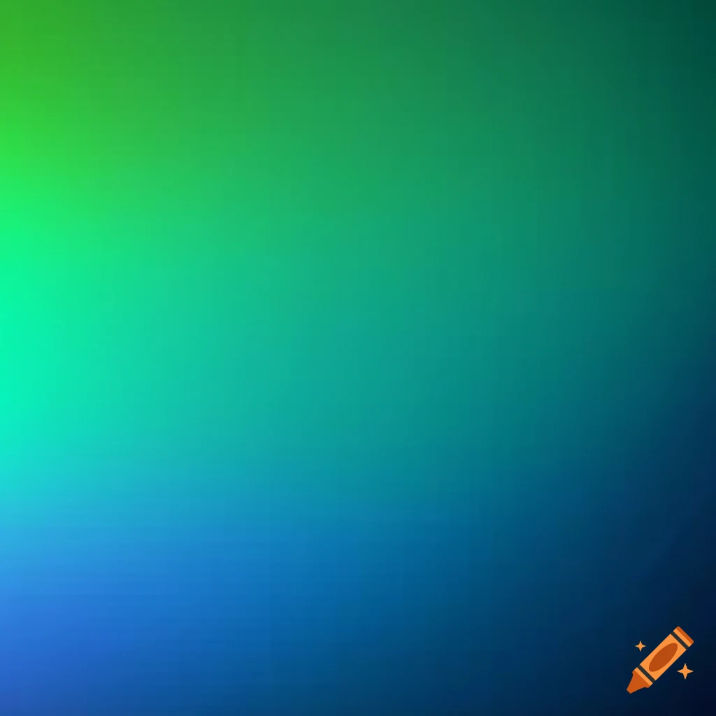 Blue to green gradient for a vibrant and calming background on Craiyon