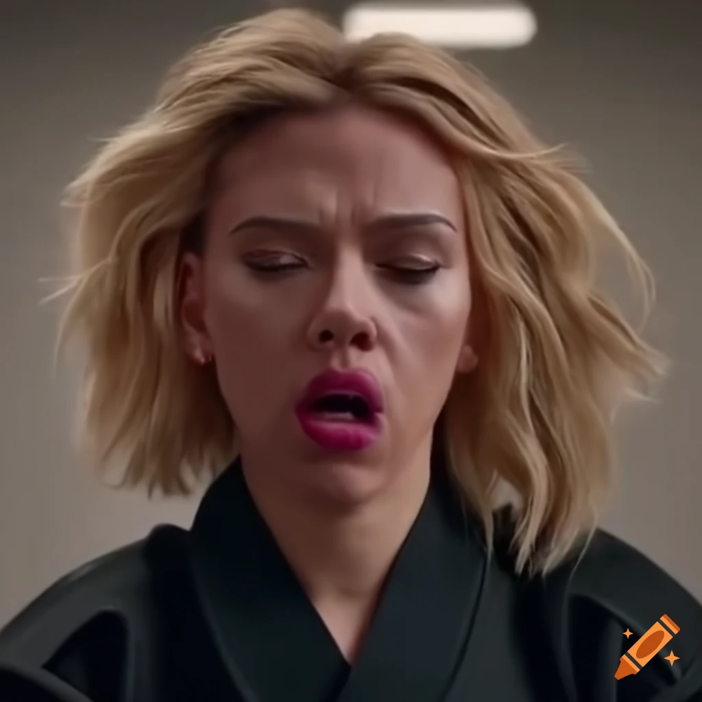 Bruised martial fighter woman with a stunned and dizzy expression on Craiyon