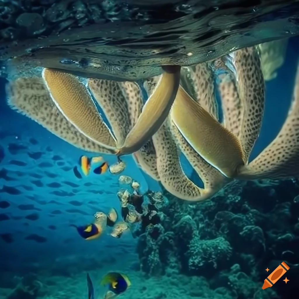 Group of exotic fish in a mesmerizing underwater scene on Craiyon