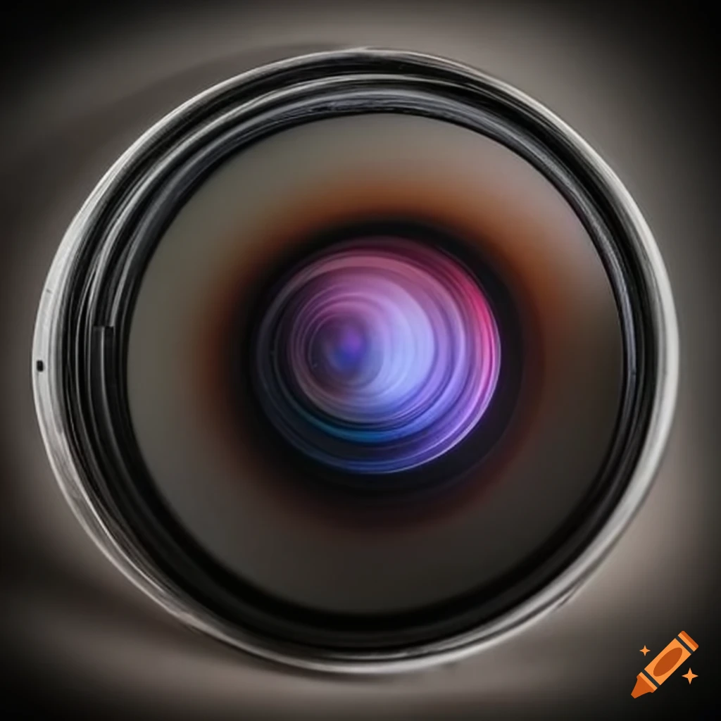 Camera lens close-up on Craiyon