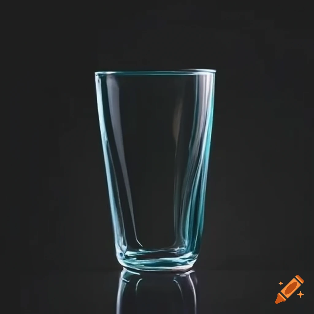 Empty glass on Craiyon