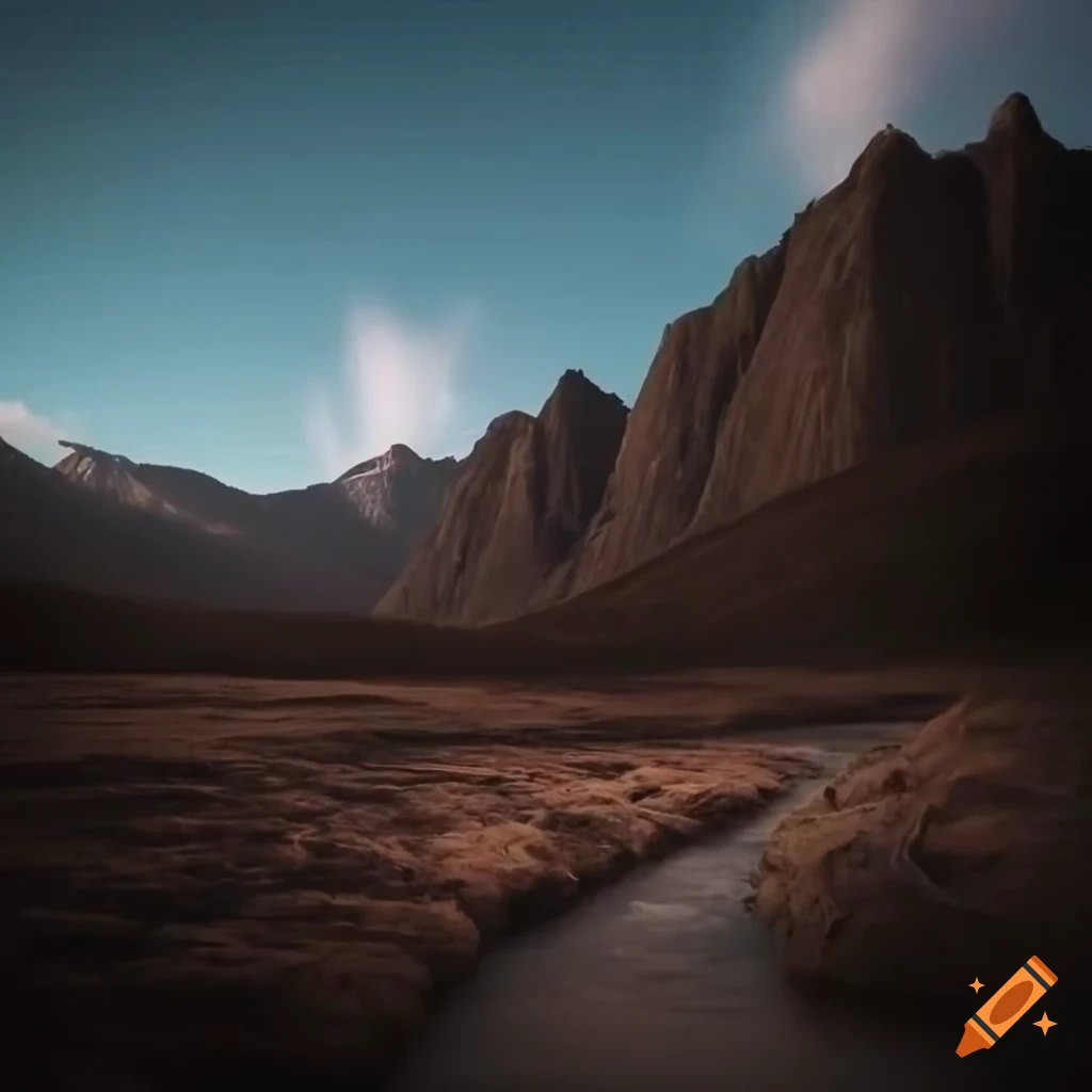 Beautiful landscapes on Craiyon