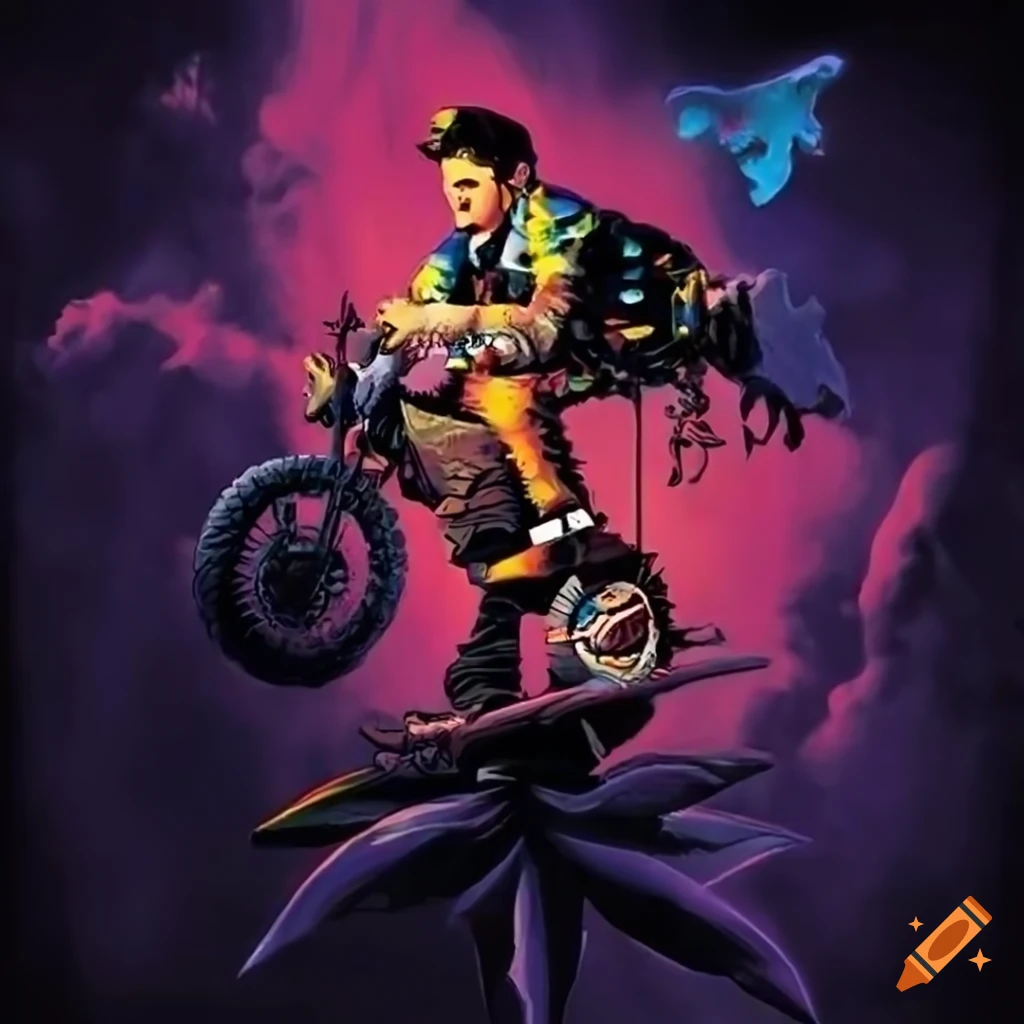 Steezy movie poster in lsd cuckoo clock style by Norman Rockwell on Craiyon