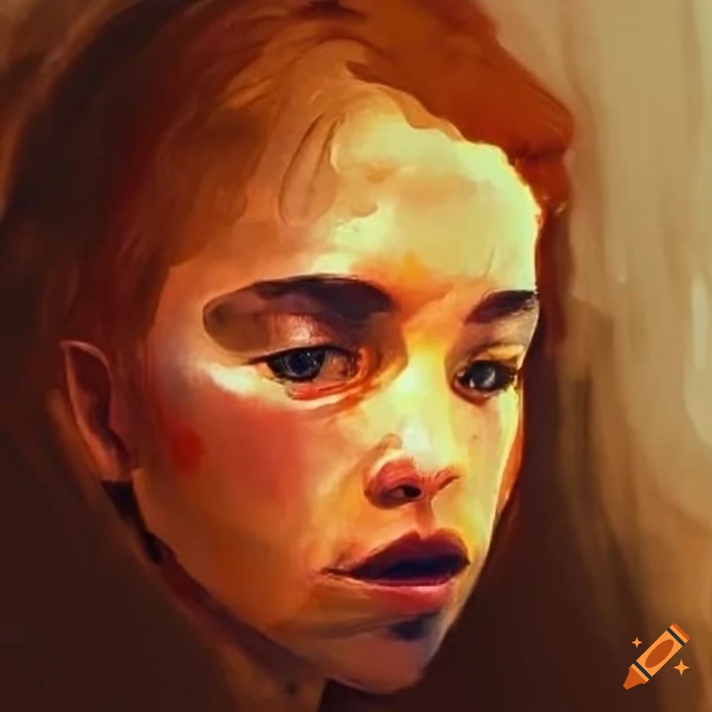 Abstract representation of life's journey on Craiyon