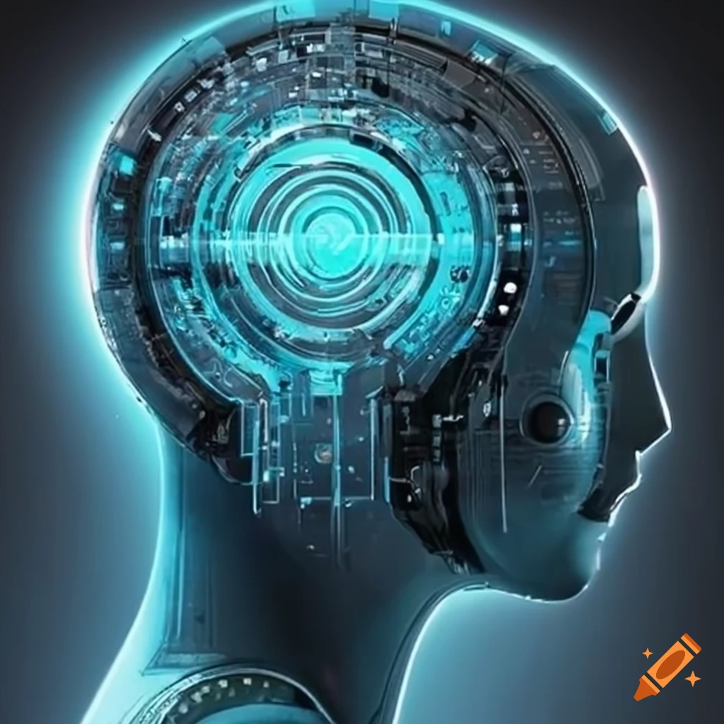 Abstract technology concept on Craiyon