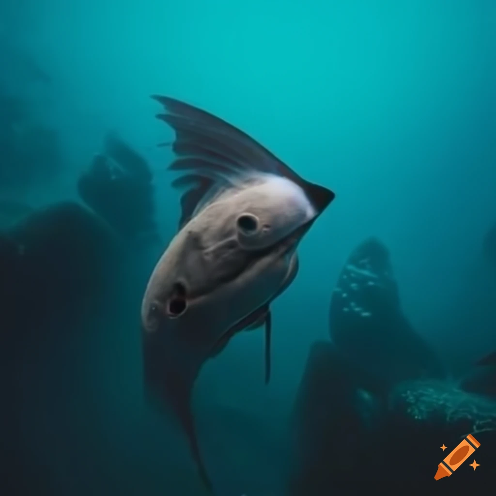 Underwater scenery on Craiyon