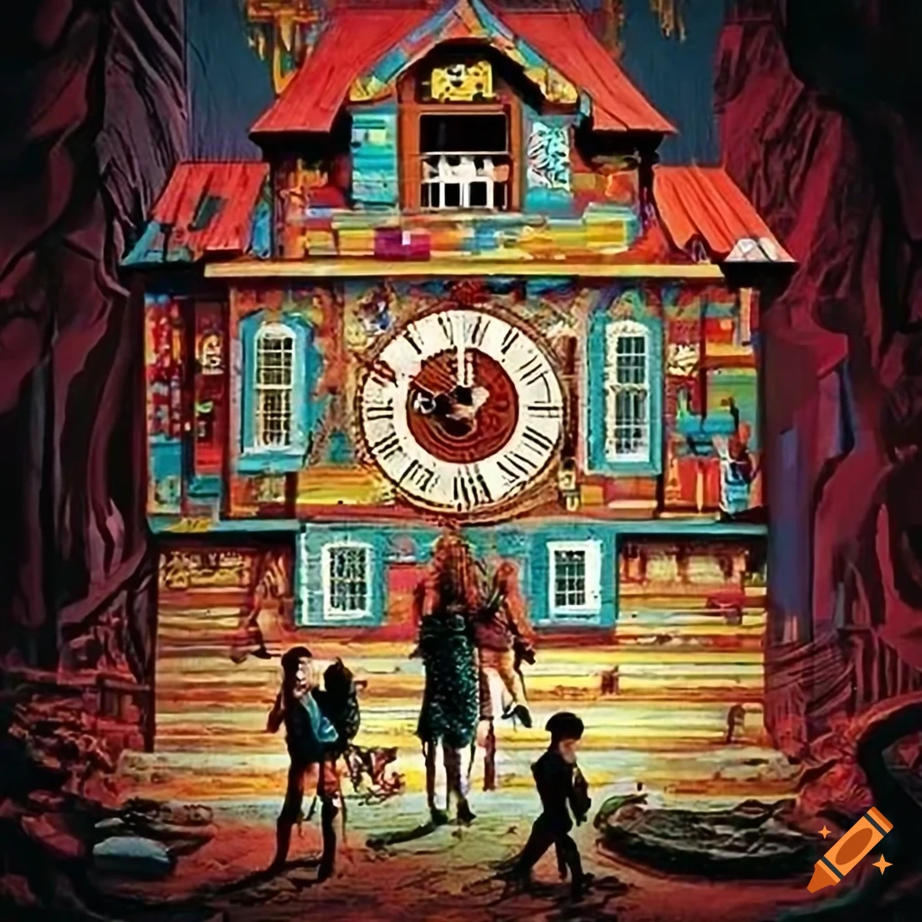 Steezy Action Architecture Poster in 'Cuckoo Clock' style by Norman ...