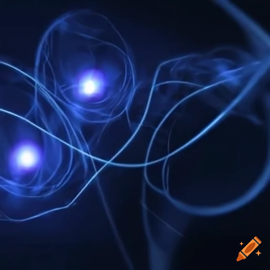 Abstract representation of quantum concept on Craiyon