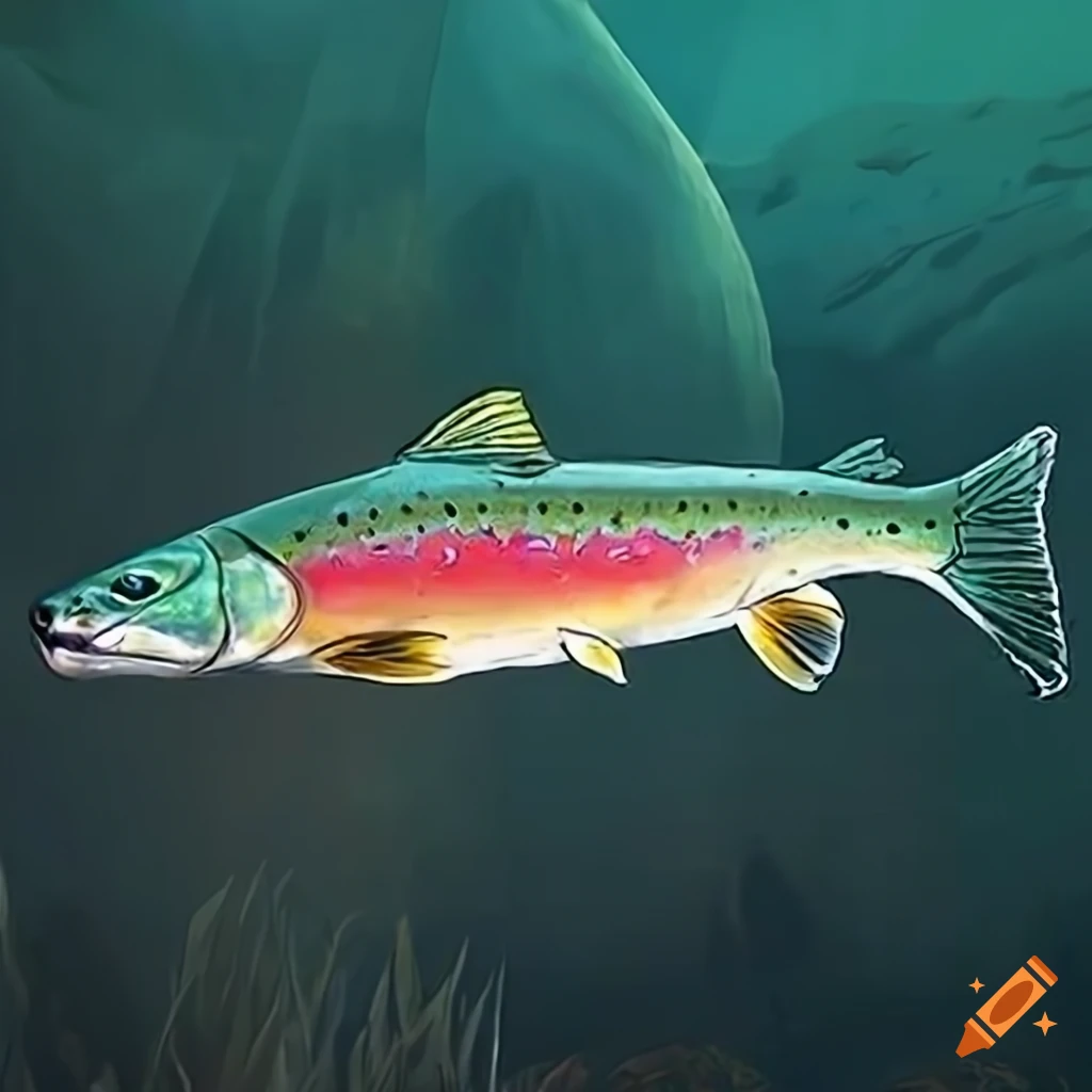 The Legendary Giga-Trout of Ultimate Inconceivable Power on Craiyon