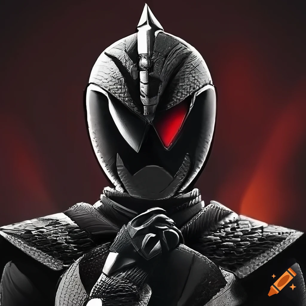 Black viper ranger on Craiyon