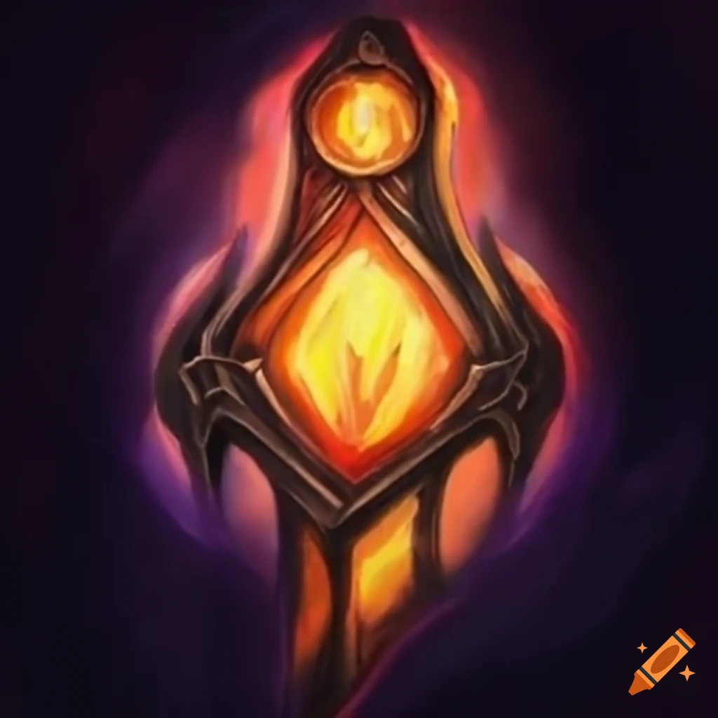 Detailed tattoo of Kayle emblem from League of Legends on a human ...