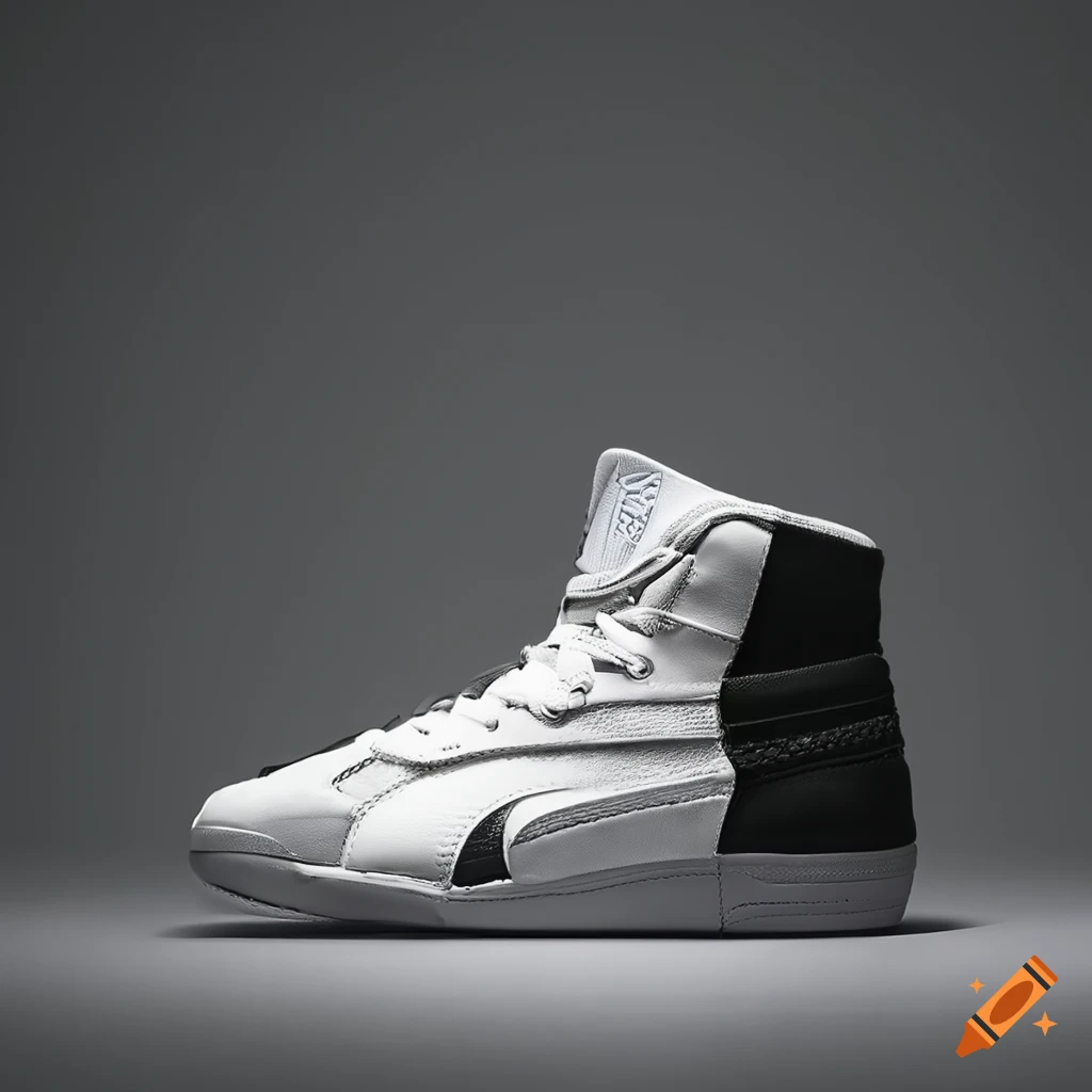 Minimalist design of puma mid model on Craiyon