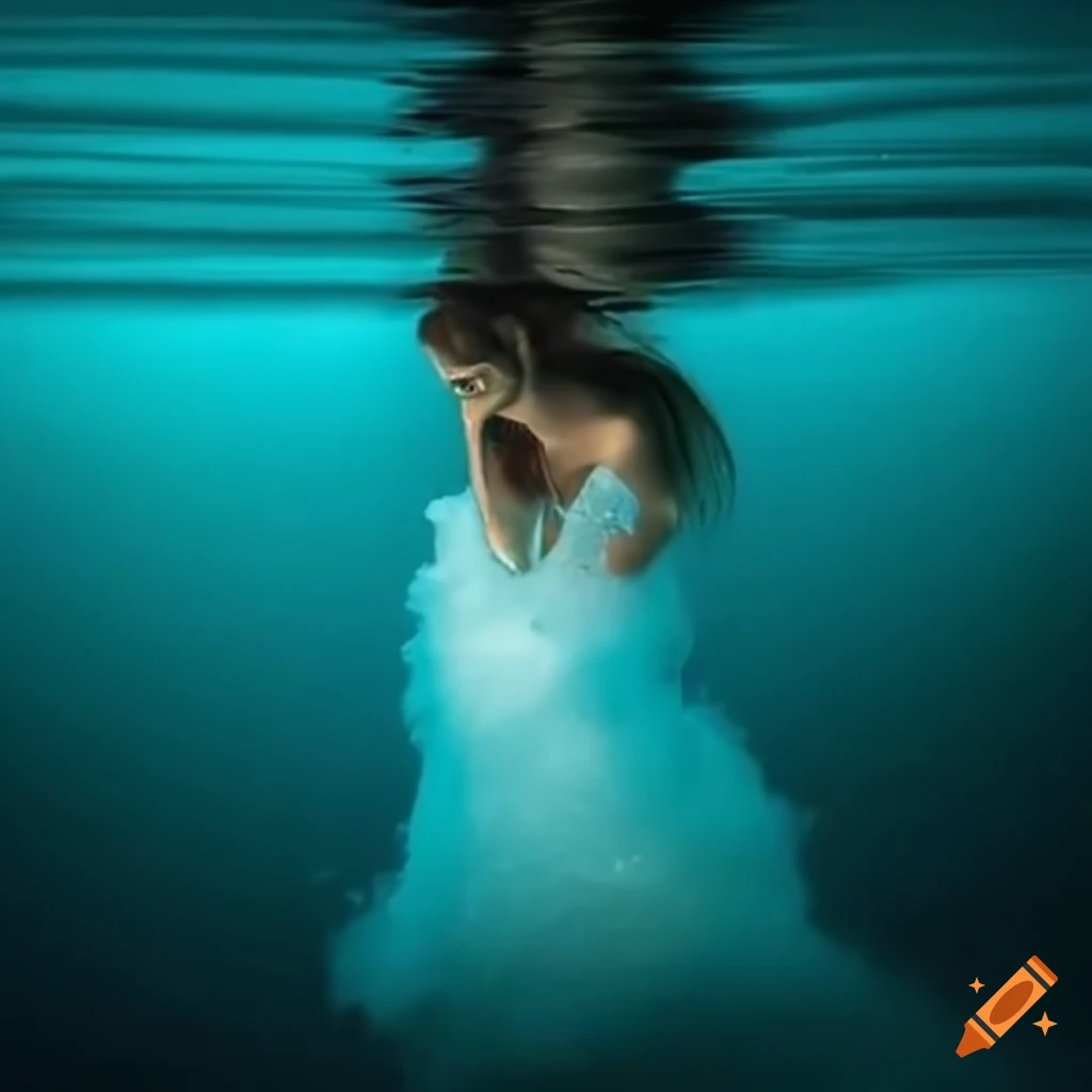 Underwater scene on Craiyon