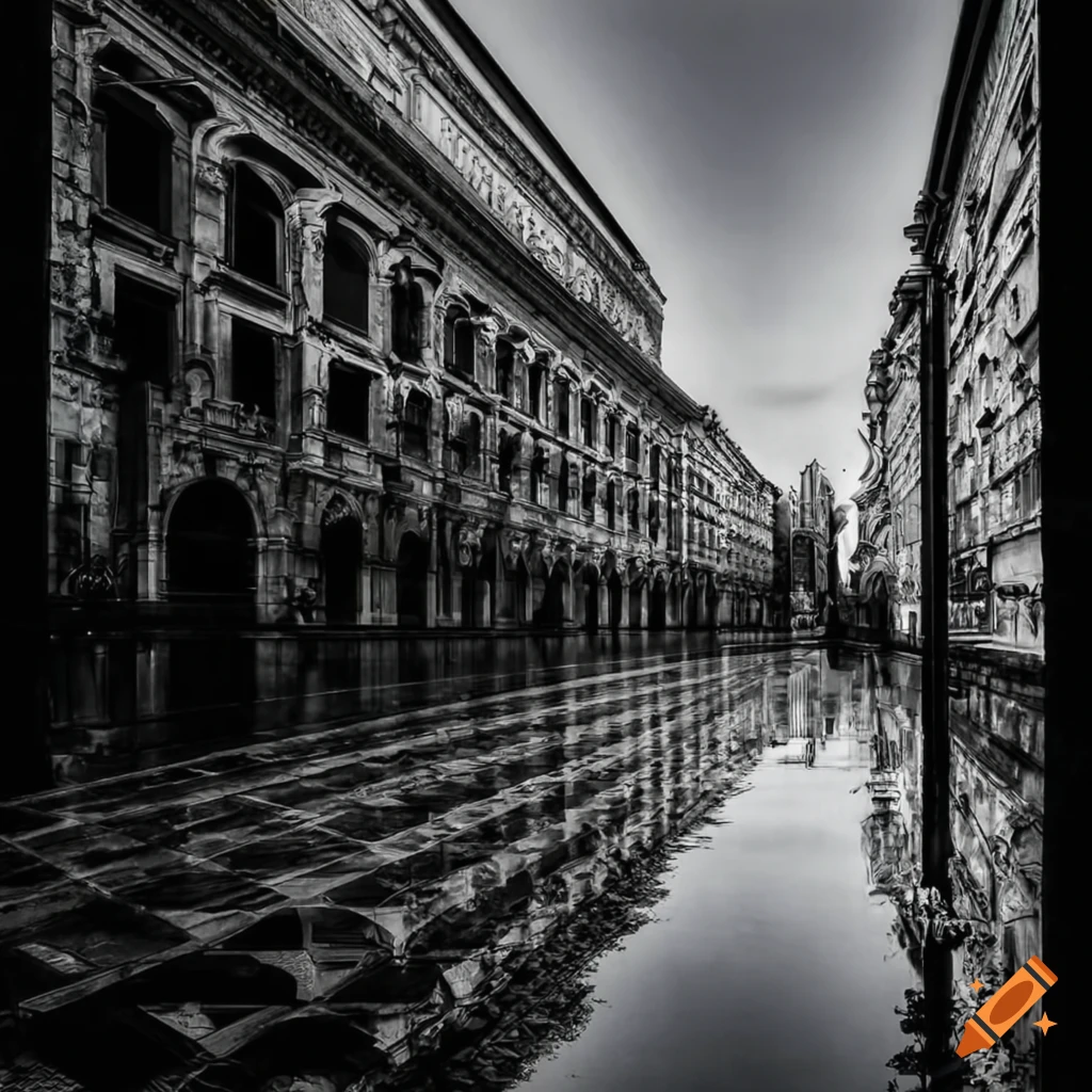 Rationalism-style building in milano with diamond-patterned walls on ...