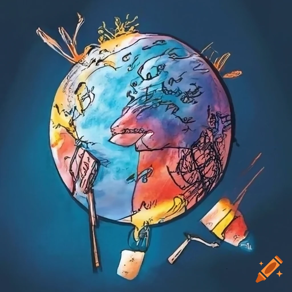 Poster of europol's overall activities on Craiyon