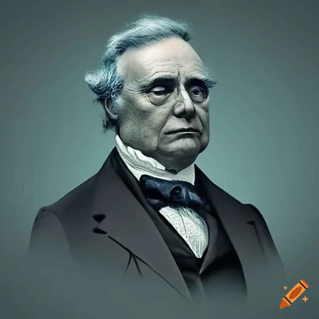 Charles babbage with headphones on Craiyon