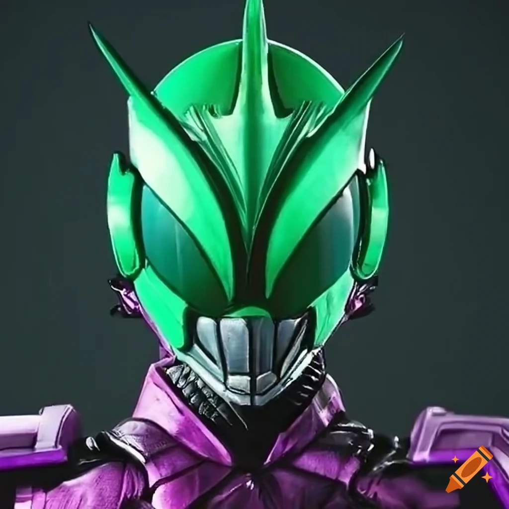 Kamen rider emerald hopper on Craiyon