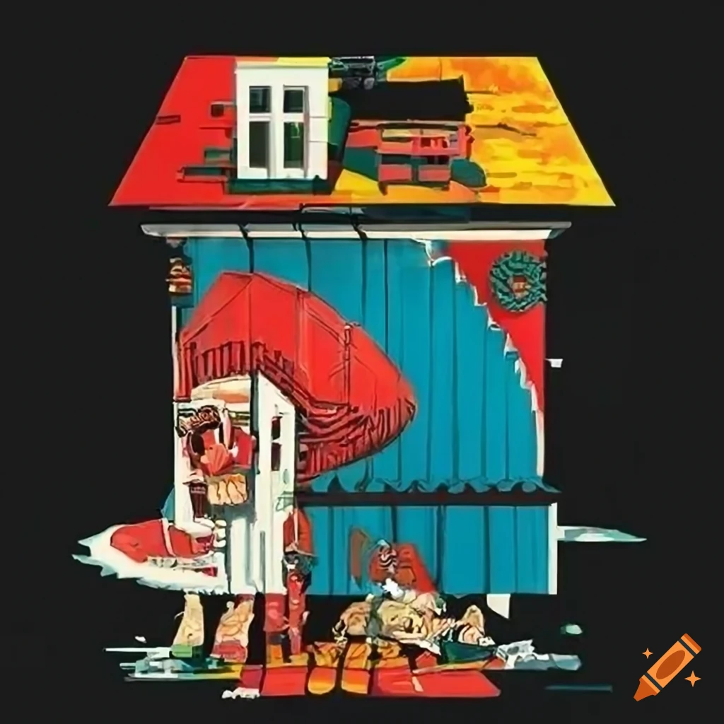 Steezy Action Architecture Poster in 'cuckoo clock' style by Norman ...