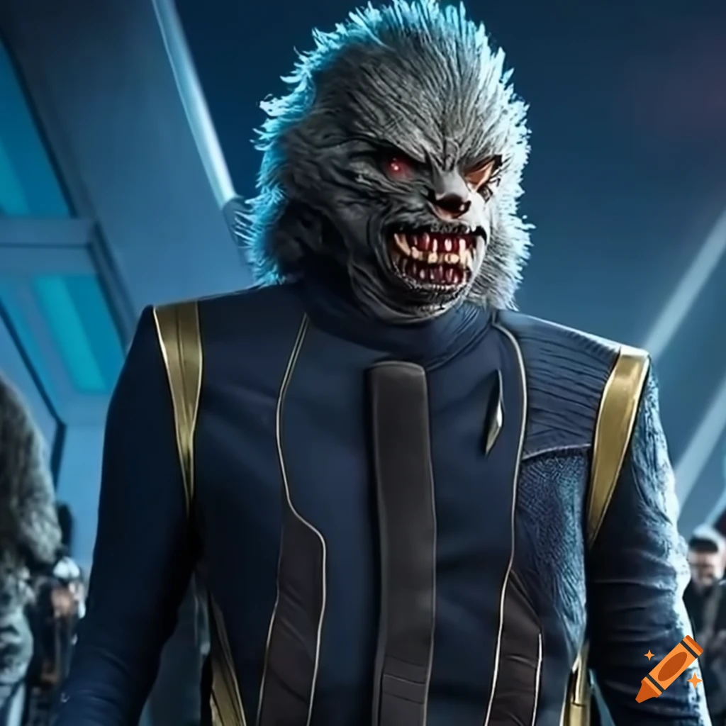 Adam driver as a captain on star trek discovery transforming into a ...