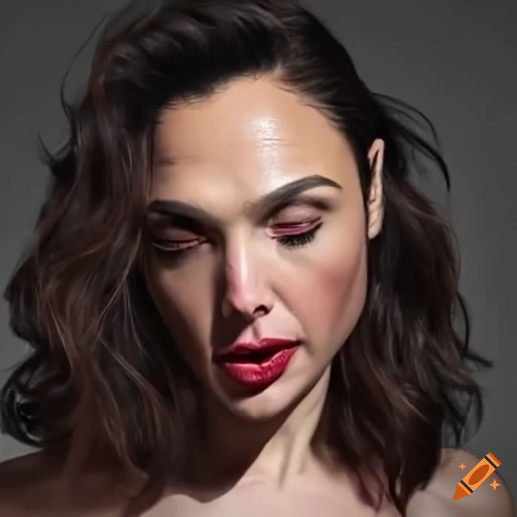 Woman fighter with stunned and beat-up expression on Craiyon