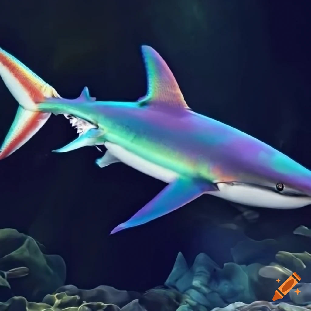 Rainbow shark on Craiyon