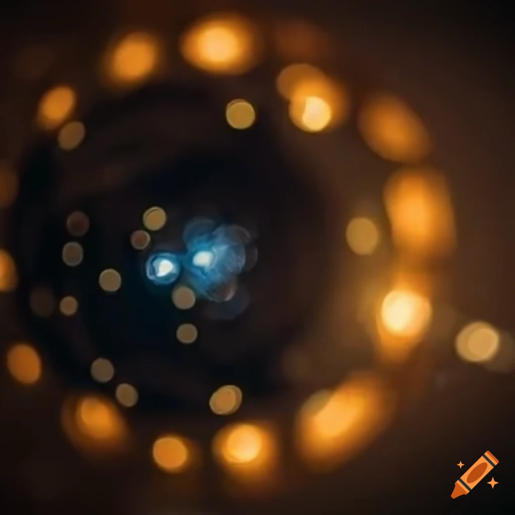 Abstract effects illustration on Craiyon