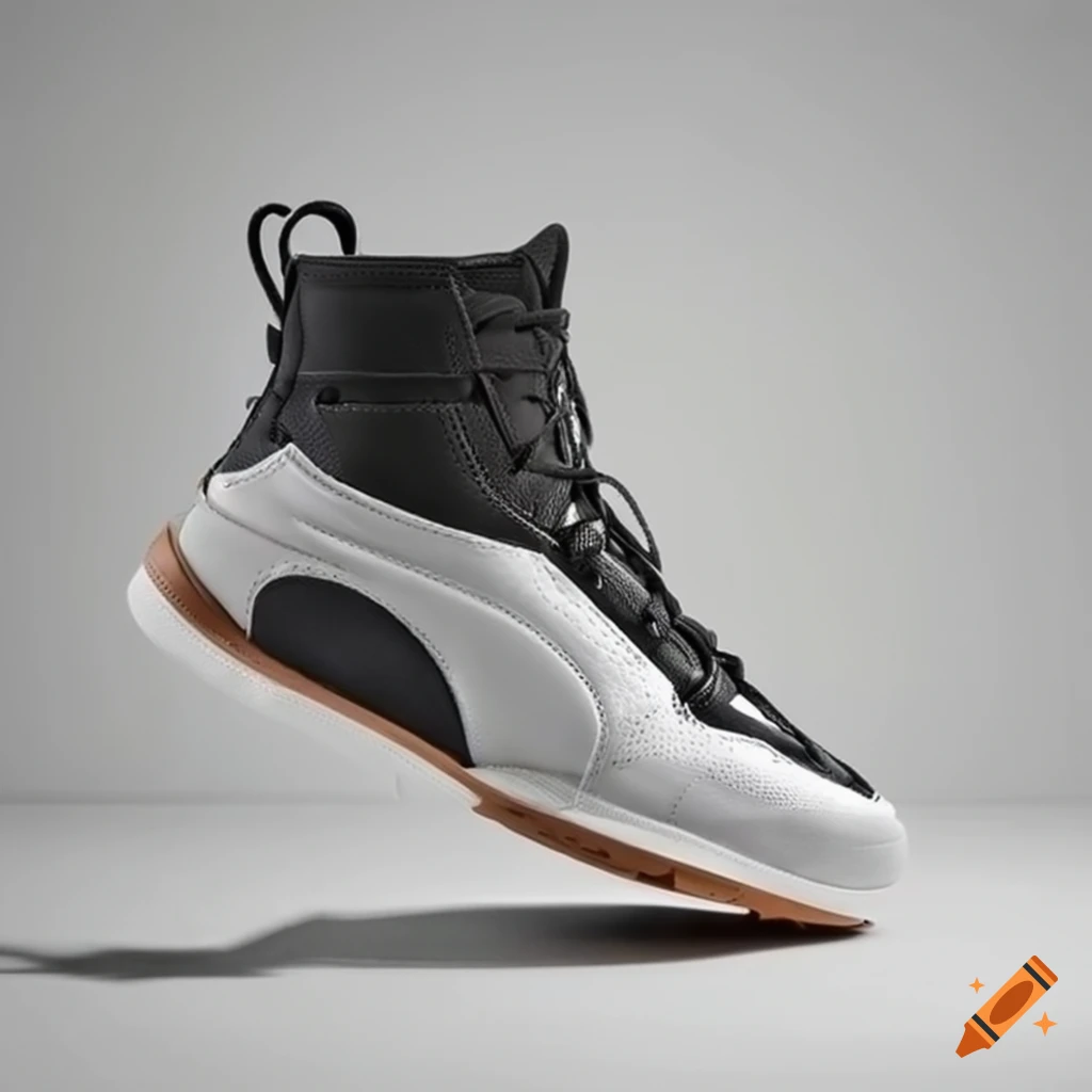 Minimalist design of puma mid model on Craiyon