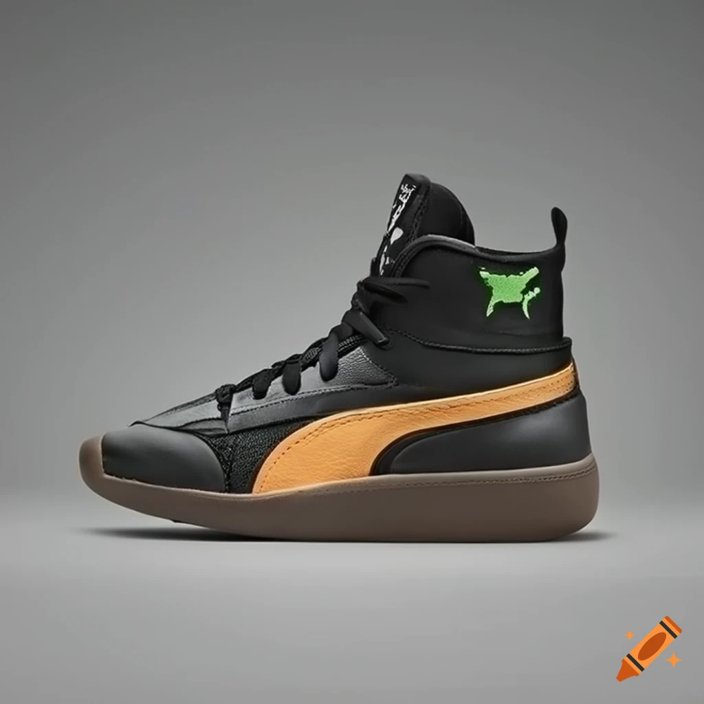 Puma mid minimalist shoe design on Craiyon