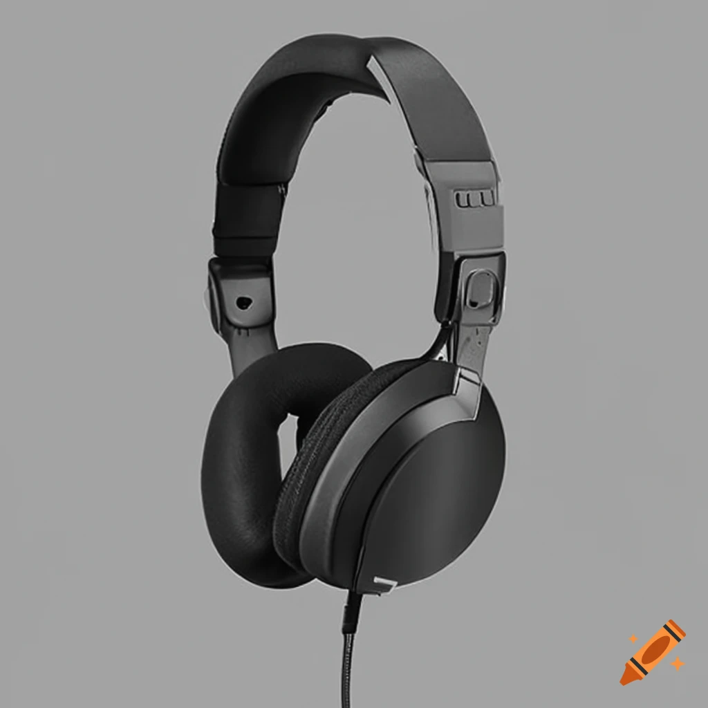 Sleek pilot headset with cushioned comfort and minimal weight on Craiyon
