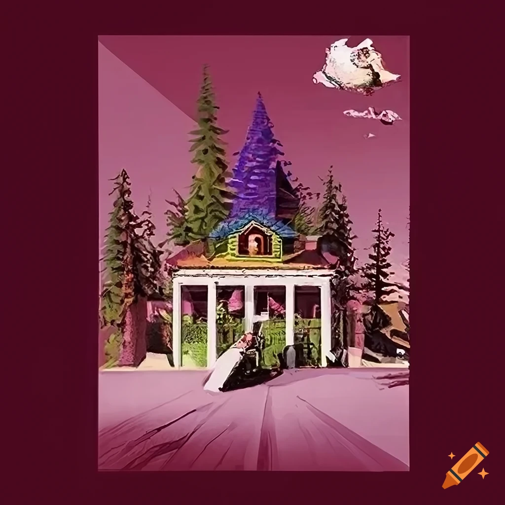 Steezy Action Architecture Poster in lsd cuckoo clock style by Norman ...