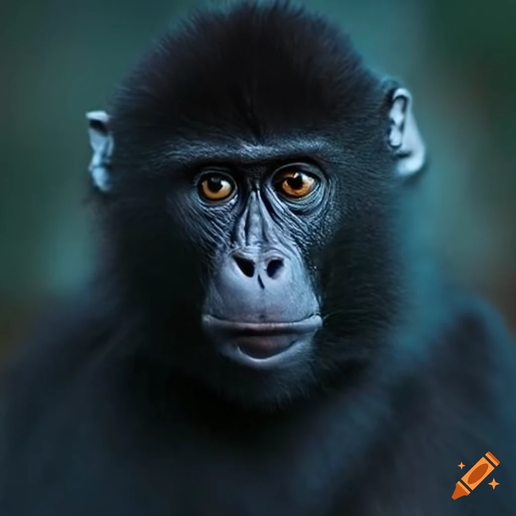 Black monkeys on Craiyon