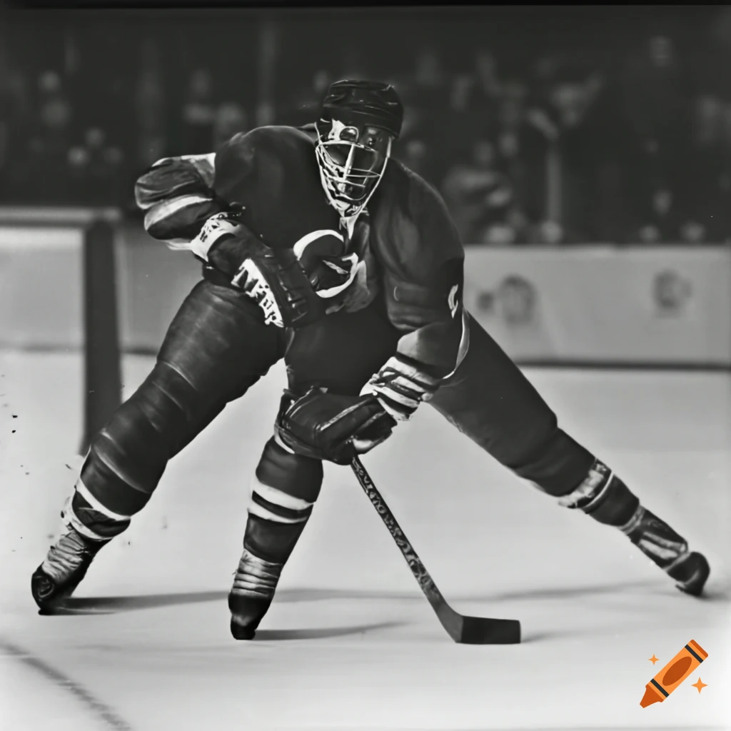 Maurice richard in 4k ultra-realistic hockey stadium on Craiyon