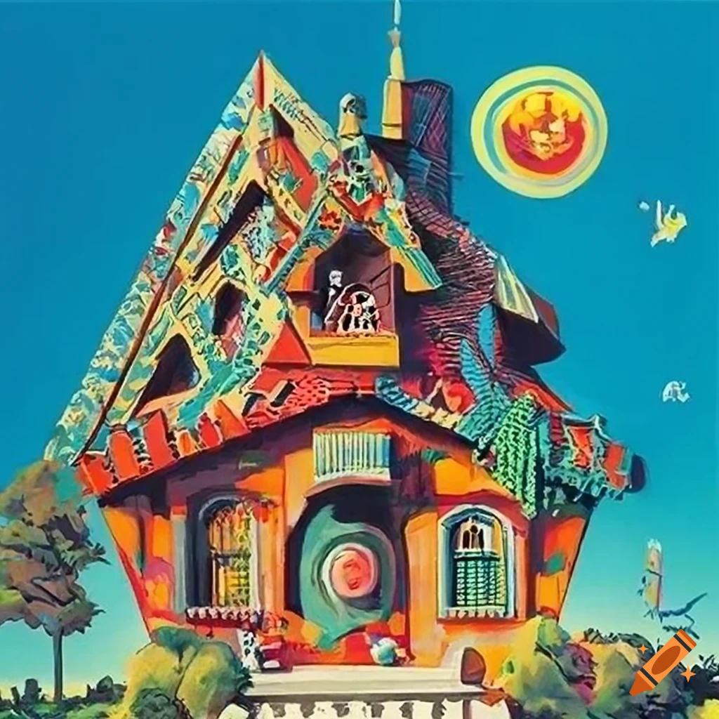 Steezy vacation architecture poster by norman rockwell on Craiyon