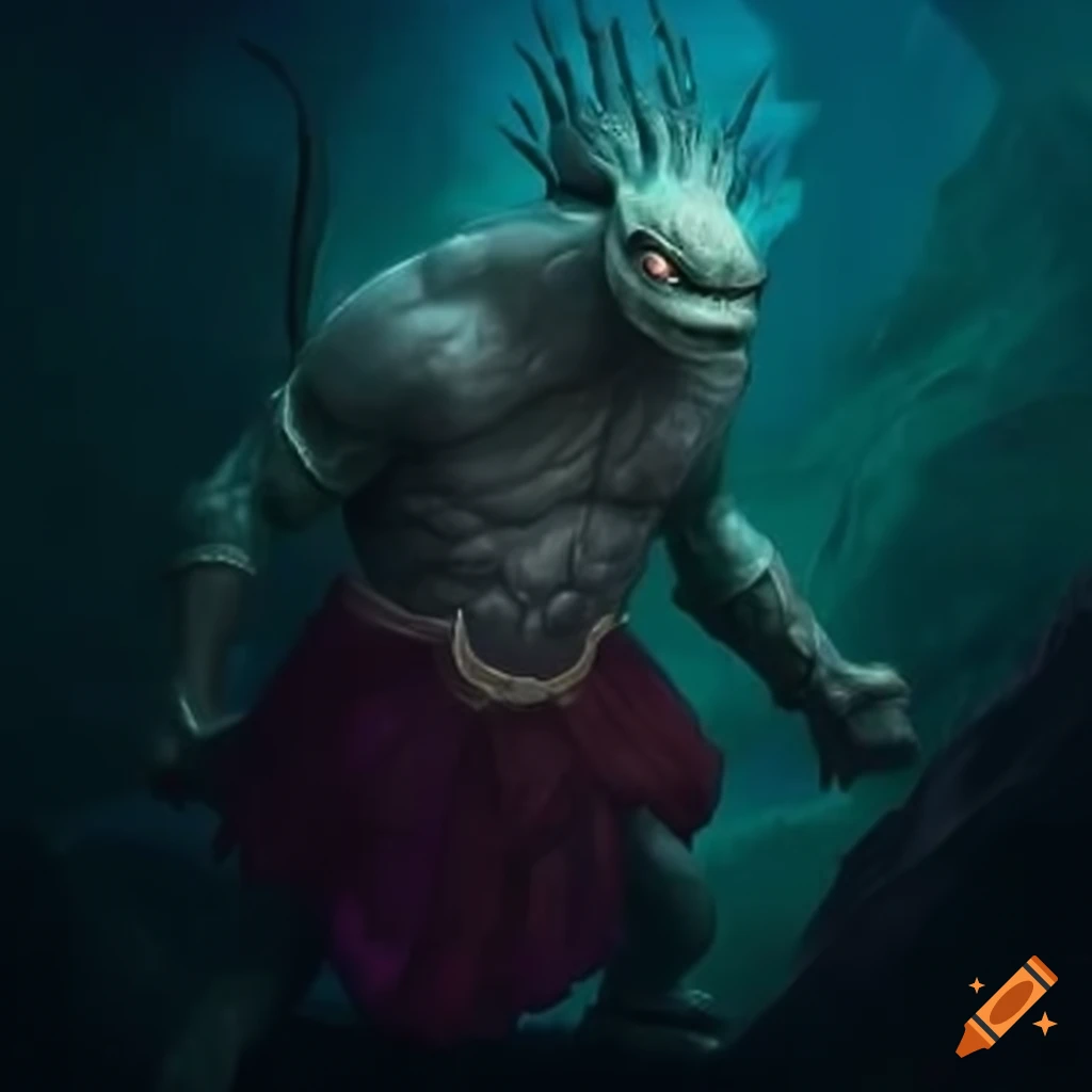 Fishman warriors on Craiyon